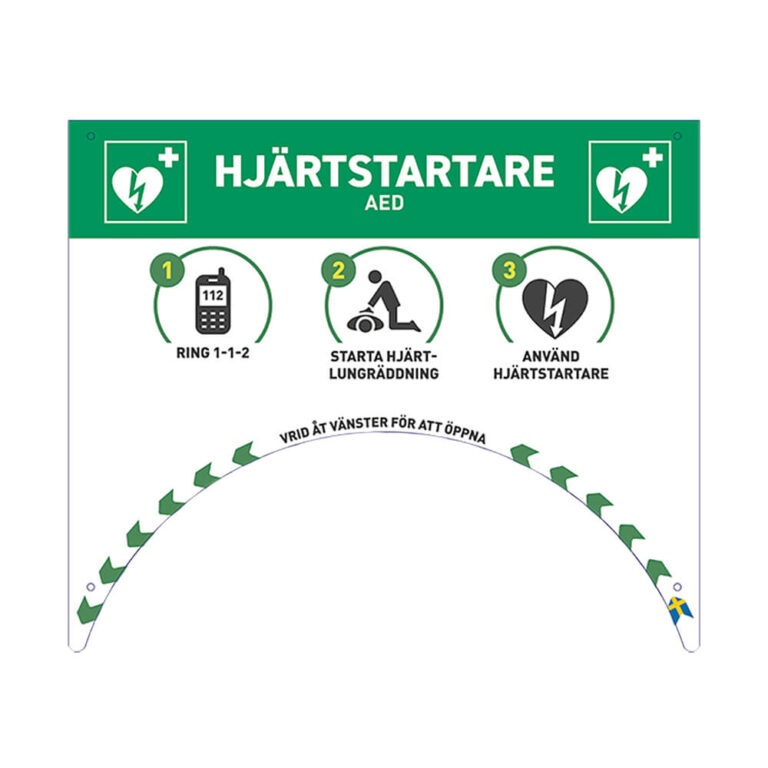 Skylt till Rotaid skåp